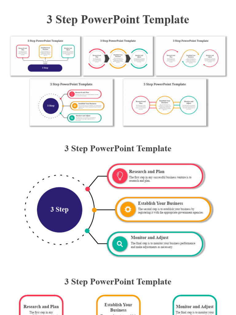 Slide - Egg-479357-3 Step PowerPoint Template Download | PDF