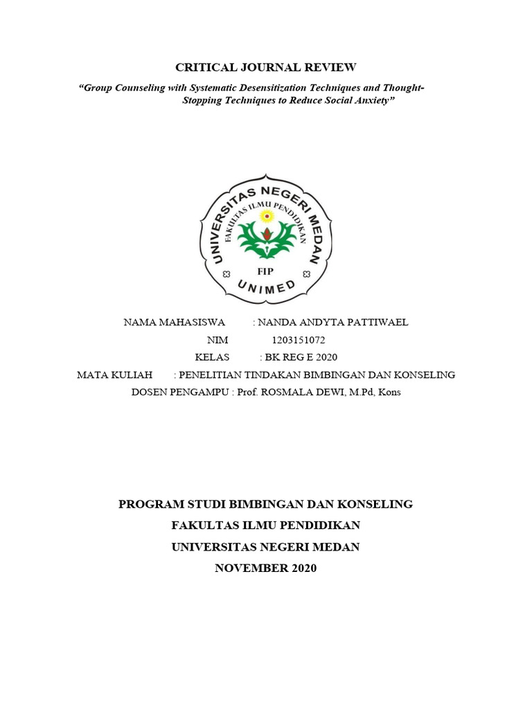 CJR Teknik Konseling | PDF
