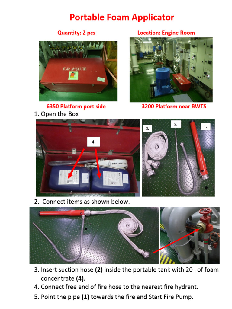 Portable Foam Applicator Instructions | PDF