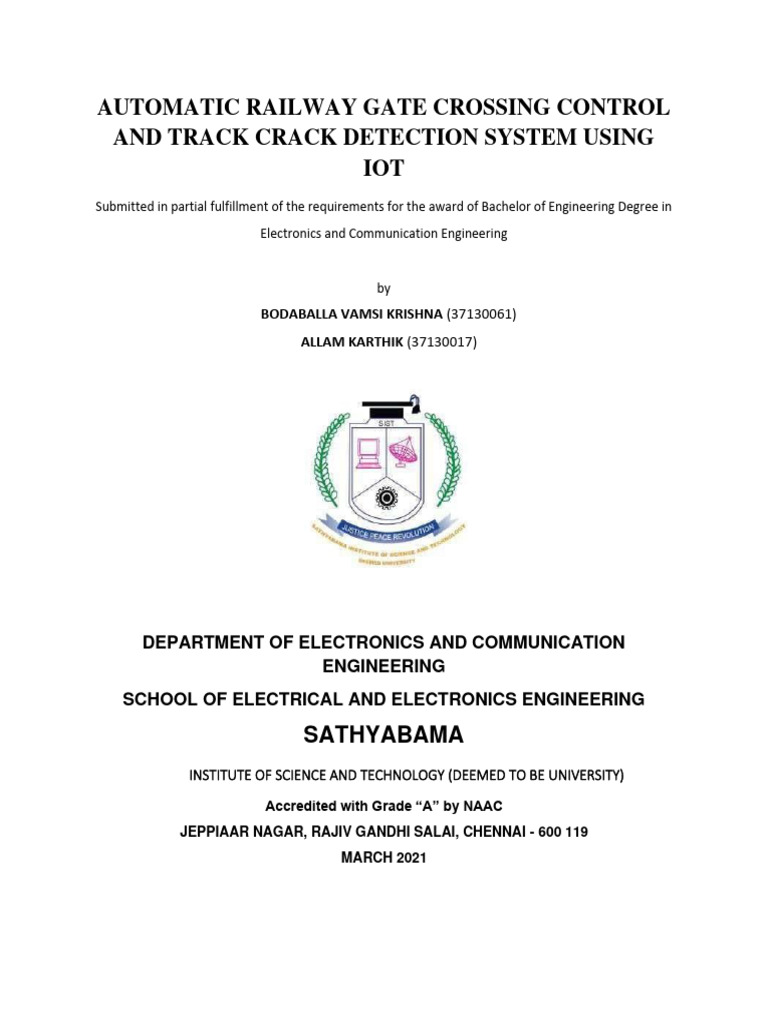 B.E Ece Batchno 12 | PDF | Arduino | Internet Of Things