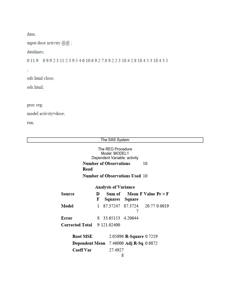 Assignment1 SAS | PDF | Teaching Methods & Materials | Computers