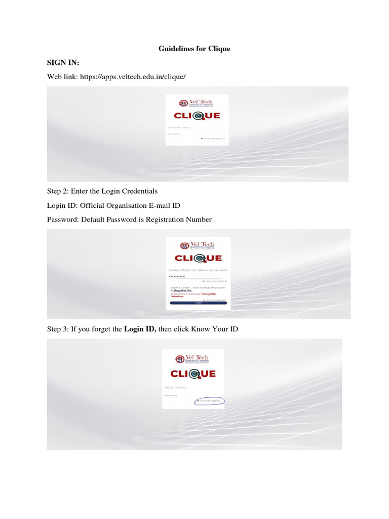 Vel Tech Feekart Procudure | PDF