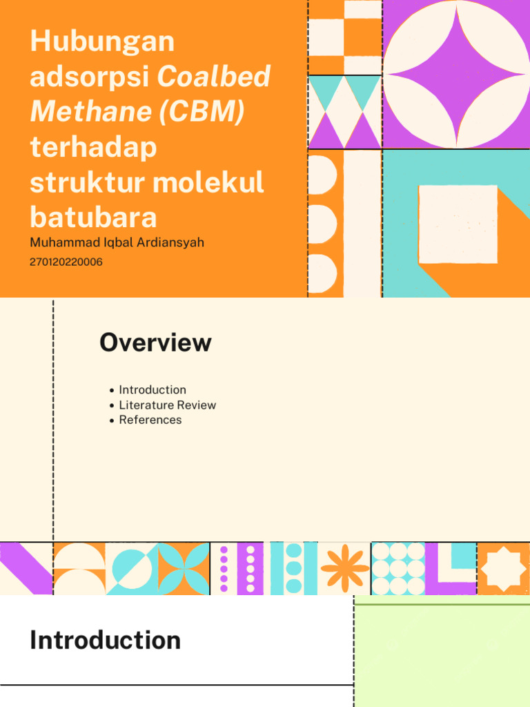 Adsorpsi Metana pada Struktur Batubara | PDF