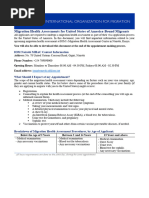 IOM TB Test Booking in Nigeria | PDF | Tuberculosis | Physical Examination