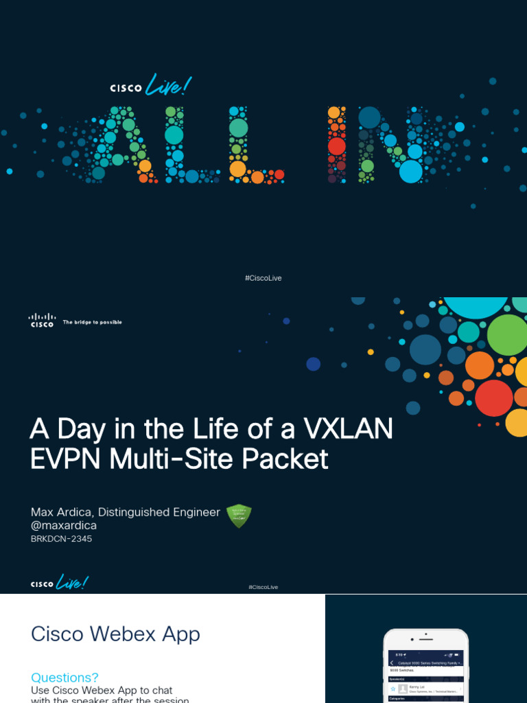 VXLAN EVPN Multi-Site Packet Overview | PDF | Computers