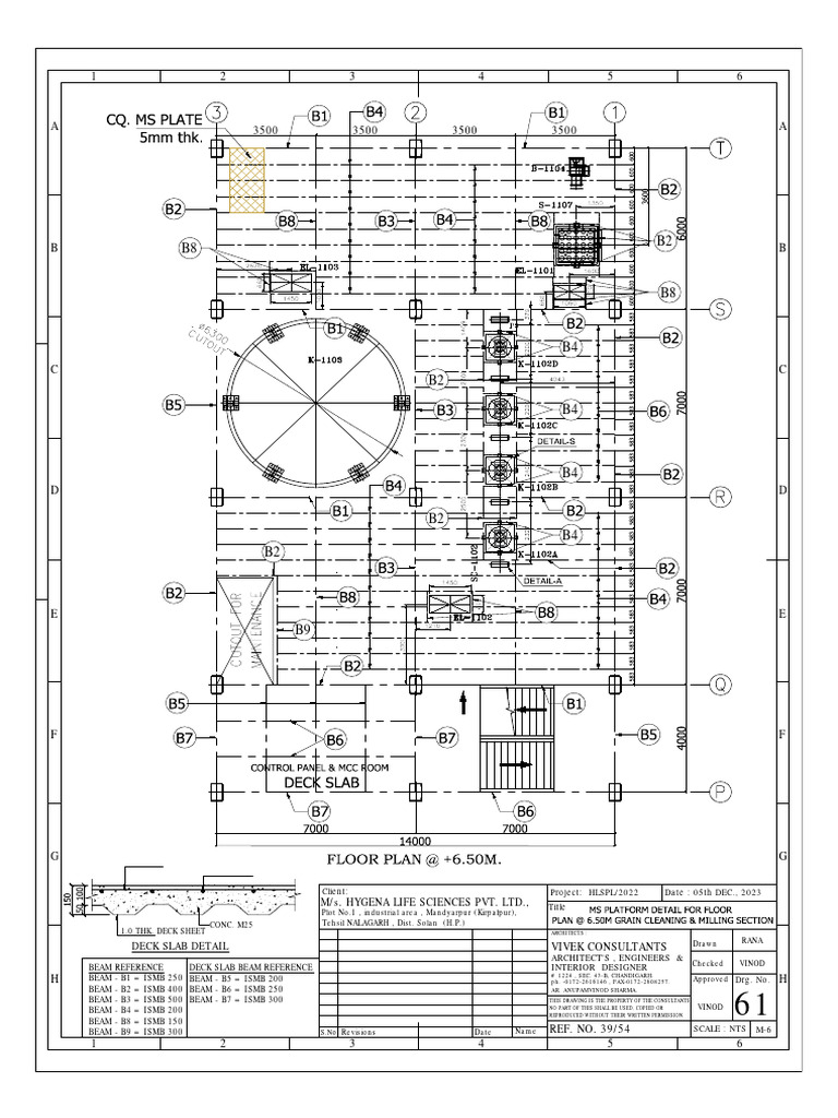 61 Ms Platform Detail For Grain Cleaning And Milling Section Lvl 6 50