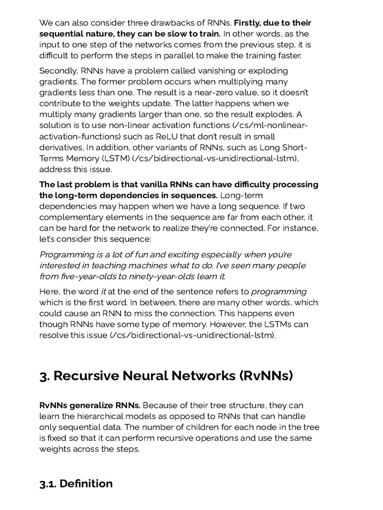 Recurrent vs. Recursive Neural Networks in NLP-5 | PDF