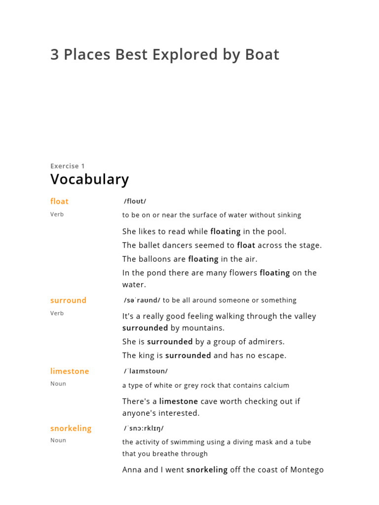 3_Places_Best_Explored_by_Boat | PDF | Grand Canyon | Underwater Diving