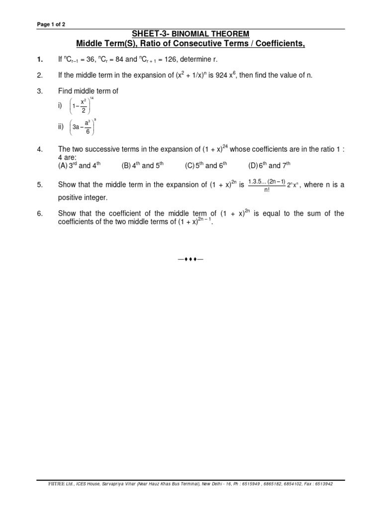 BT - Sheet - 3 | PDF