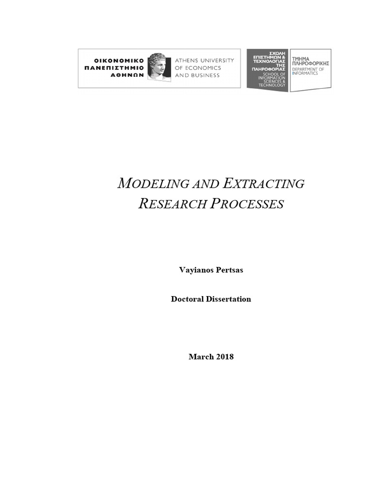 Modeling and Extracting Research Processes - Camera ReadyFinal | PDF