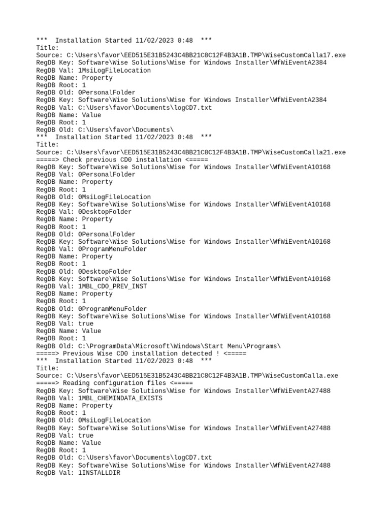 Log CD7 | PDF | Computers