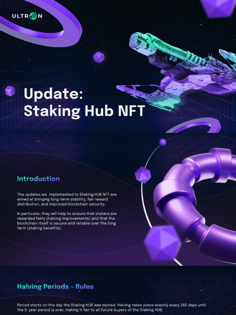 Ultron Staking Hub NFT Update | PDF