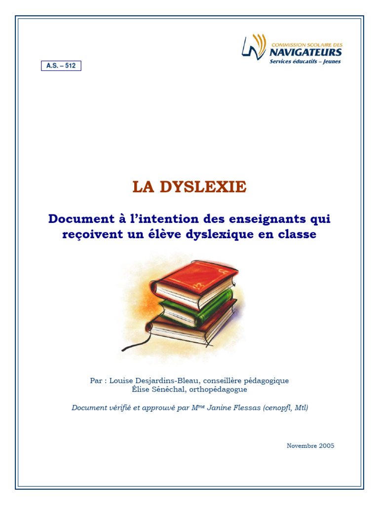 La Dyslexie | PDF