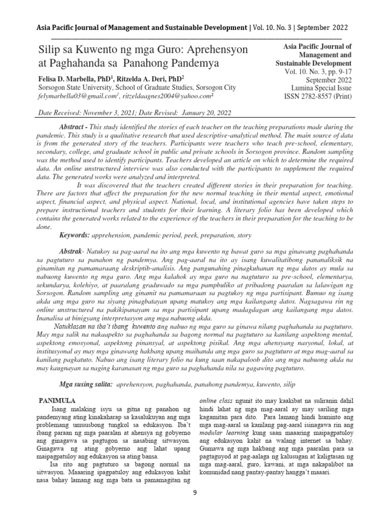 2 Apjmsd 3 Silip Sa Kuwento | PDF