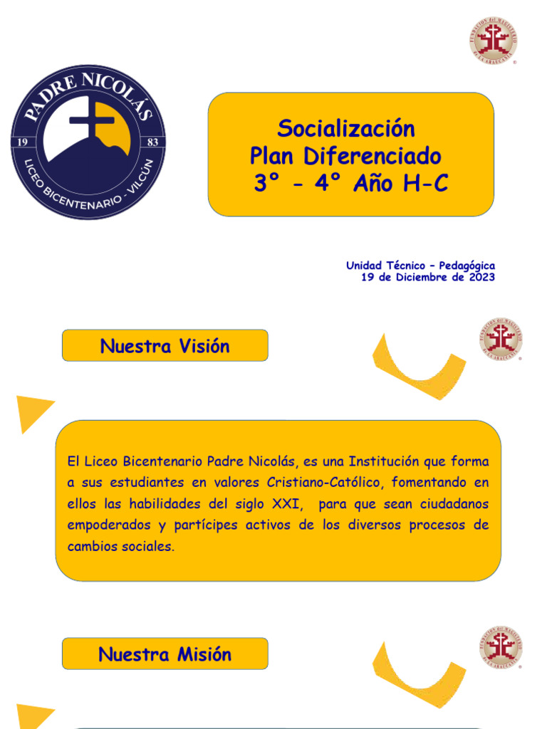 Charla 3°-4° H-C 2024 | PDF