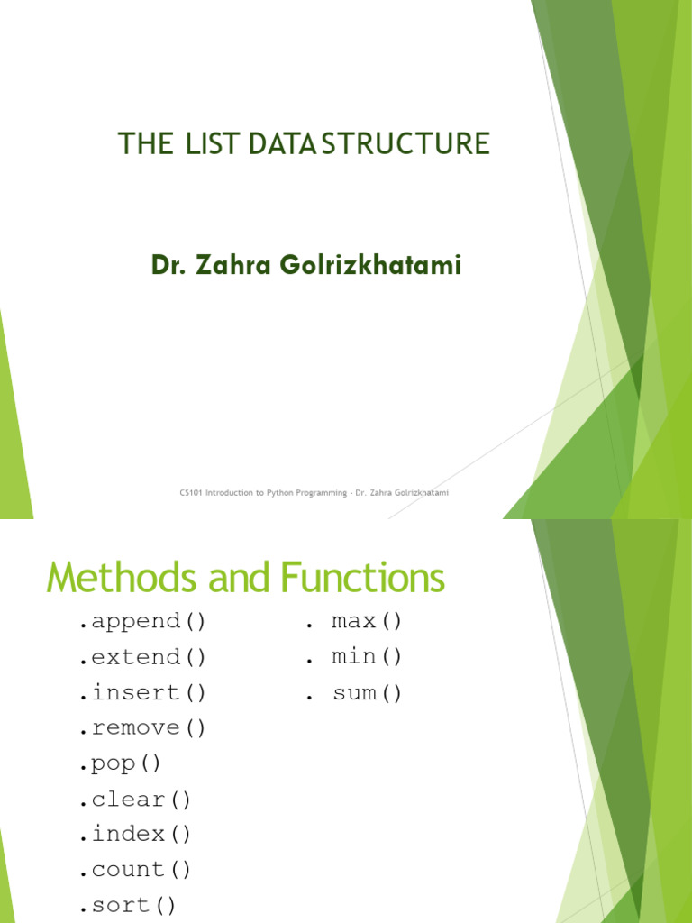 Lists | PDF | Python (Programming Language) | Function (Mathematics)