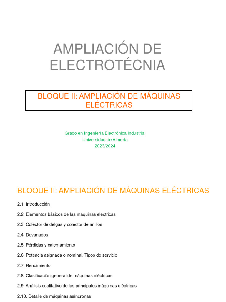 AE Tema2 | PDF | Inductor | Generador eléctrico
