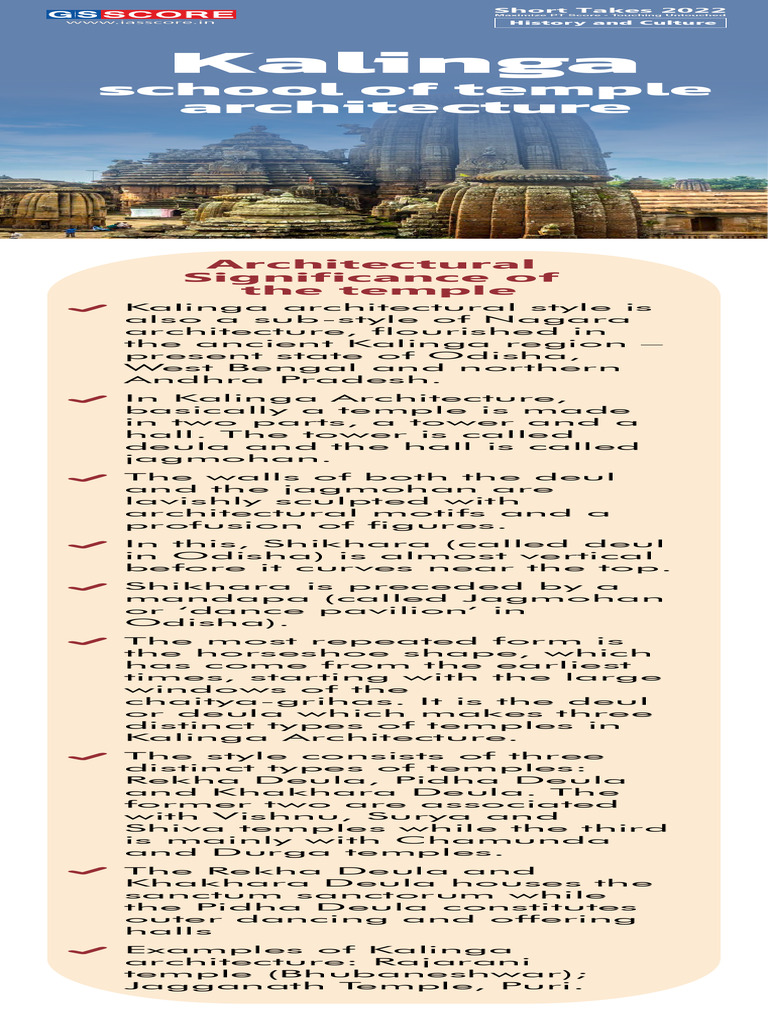Kalinga Temple Architecture Overview | PDF | Religion & Spirituality