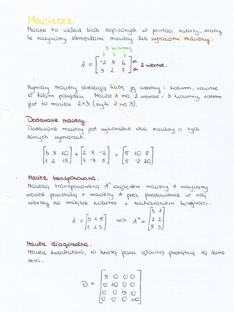 Macierze | PDF