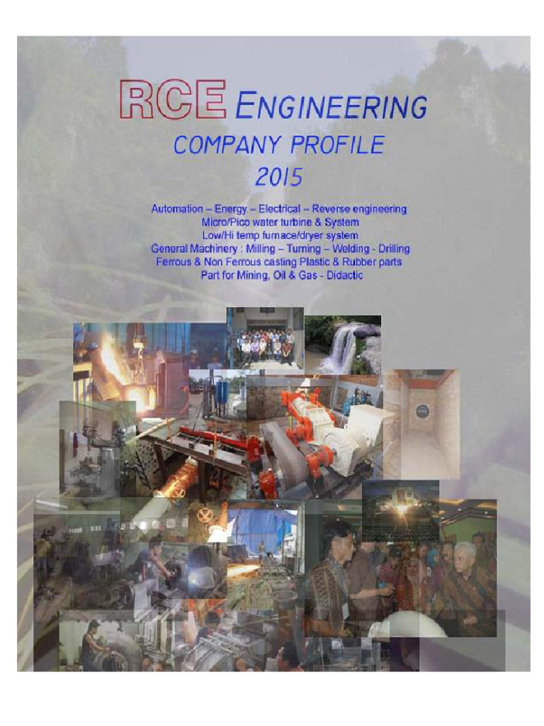 Company Profile Rce | PDF
