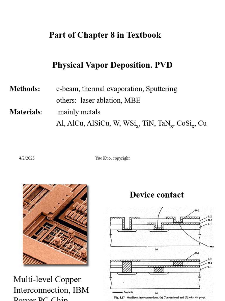 PVD classnote 03-2023 | PDF