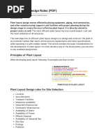 Plot Plan & Equipment Layout | PDF | Industries | Engineering