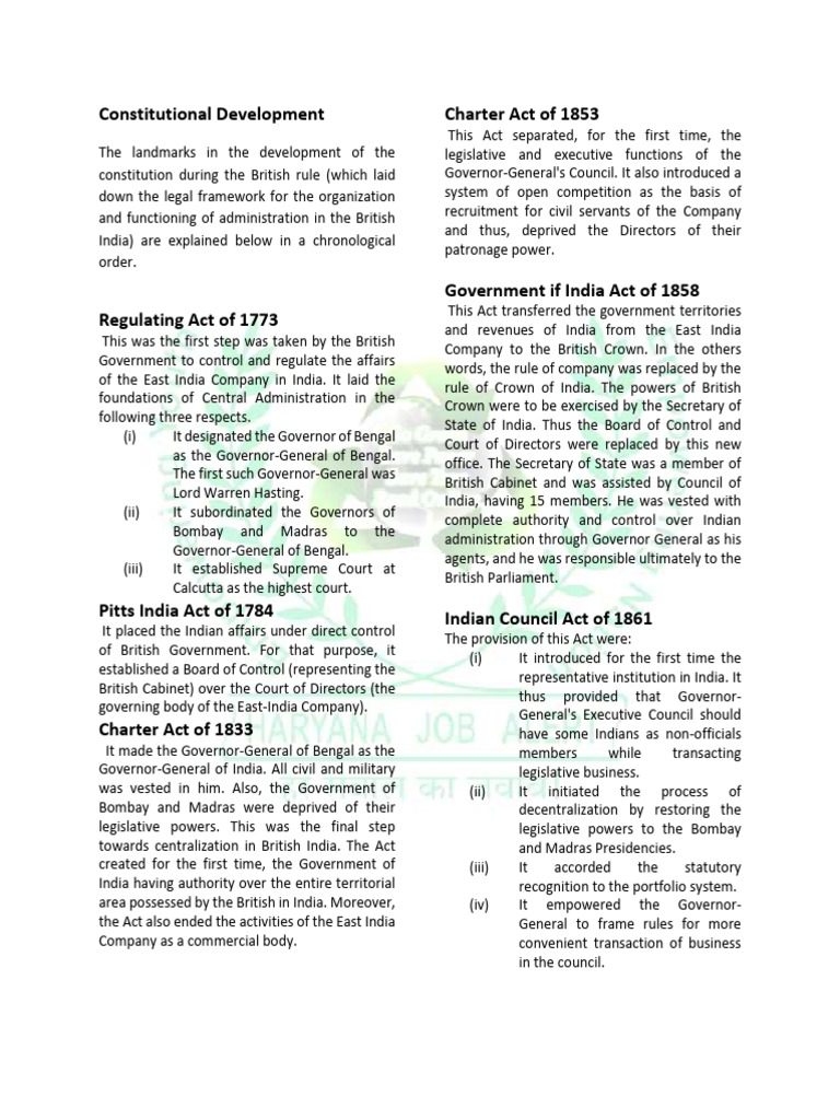 CONSTITUTIONAL DEVELOPMENT | PDF