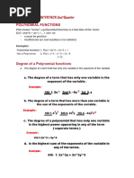 Polynomial and Circle Concepts | PDF | Polynomial | Factorization