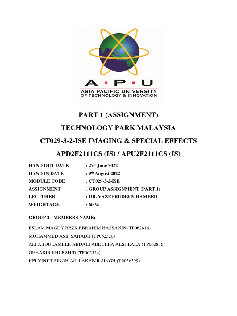 Imagingand Special Effects | PDF