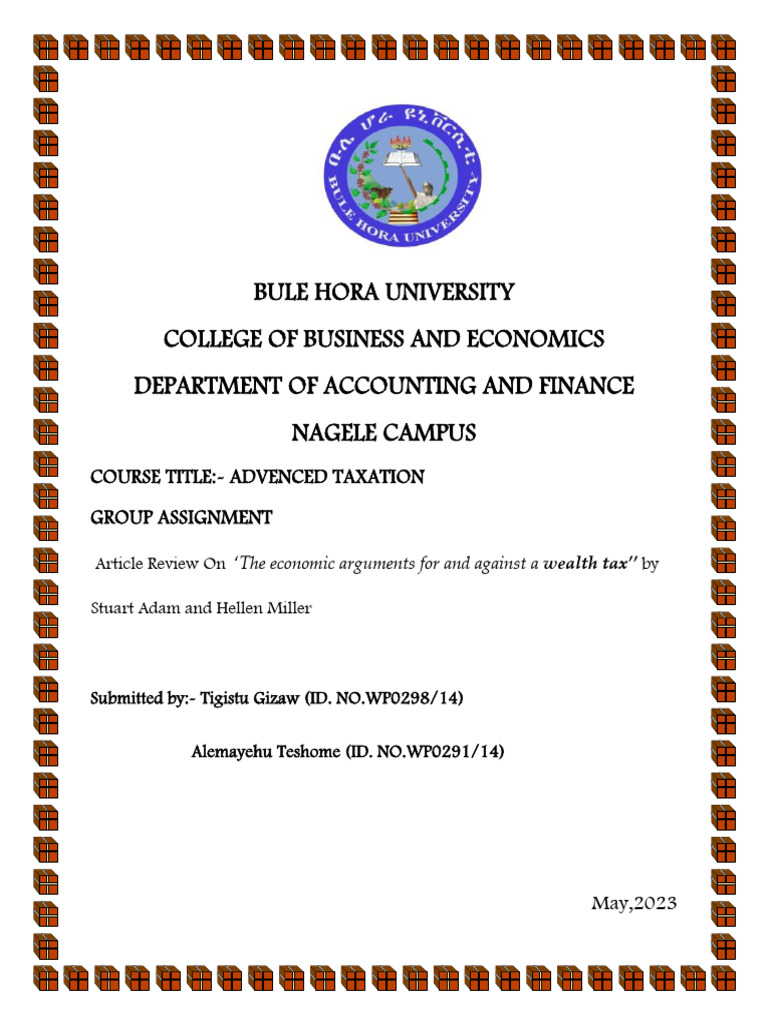 Advanced Taxation Article Review | PDF