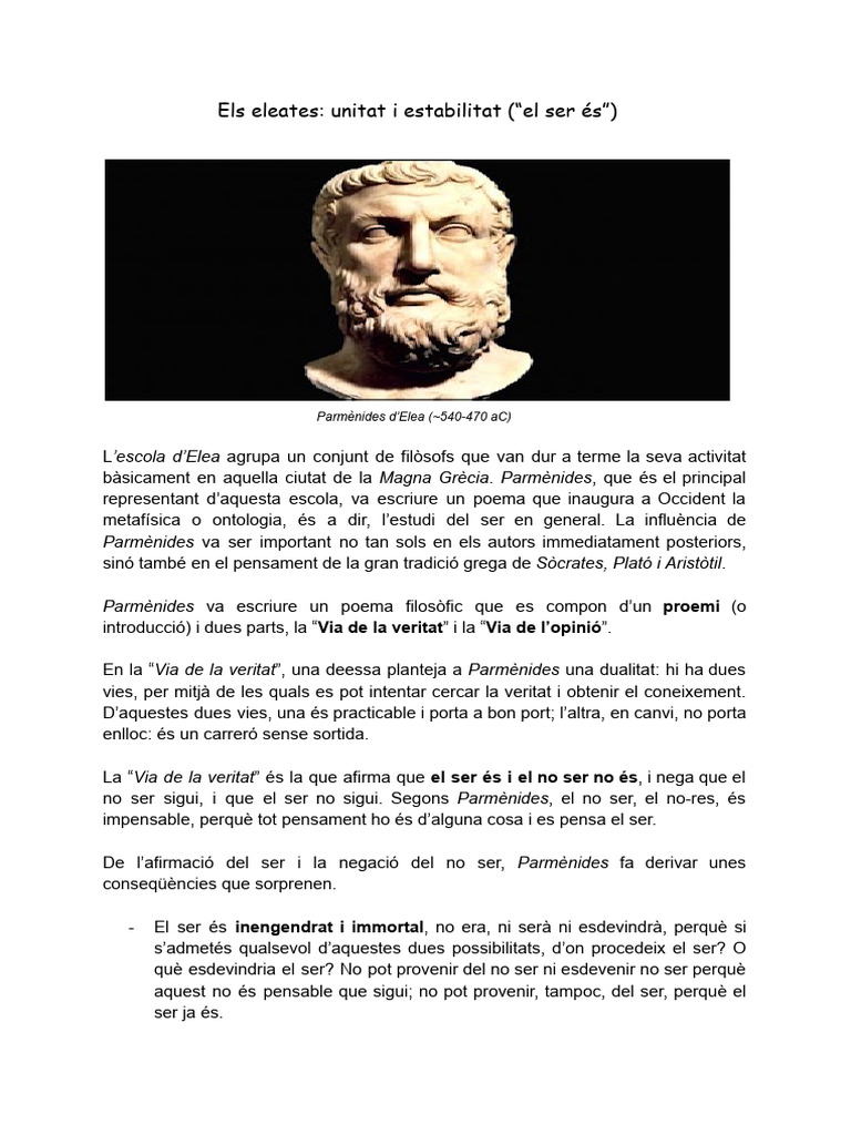 Parmènides | PDF