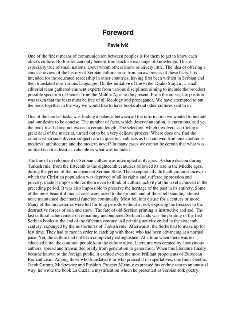 The History Of Serbian Culture Pdf Serbia Byzantine Empire