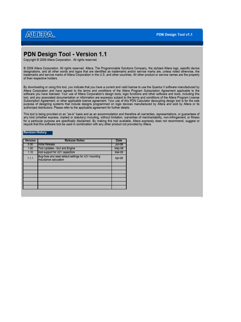 PDN_Tool_v1_1_1 | PDF