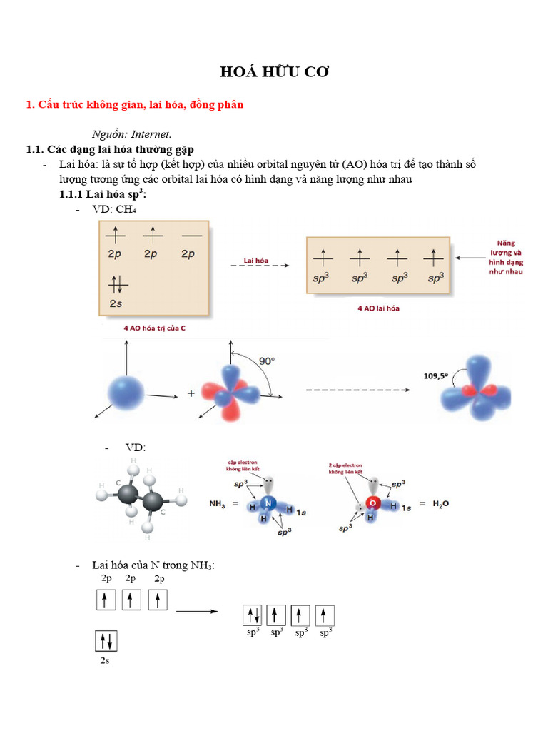 (S1.2) T NG H P Handout Hoá H U Cơ | PDF