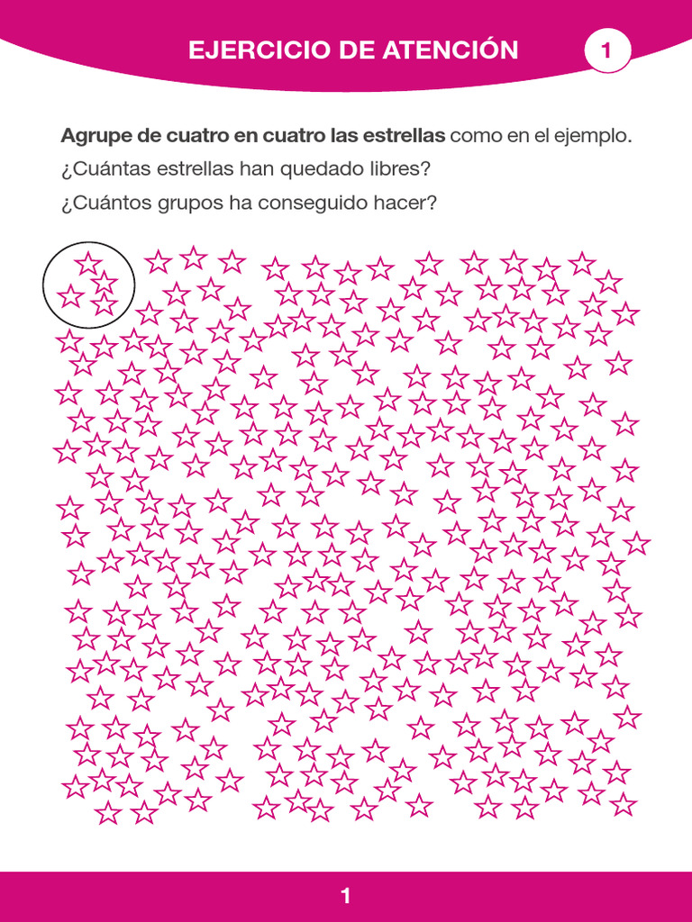 Ejercicios De Atencion 2023 Pdf