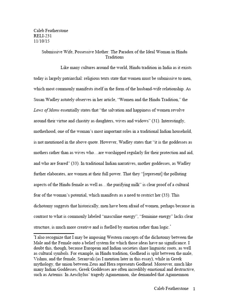 Submissive Wife, Possessive Mother - The Paradox of The Feminine Ideal ...