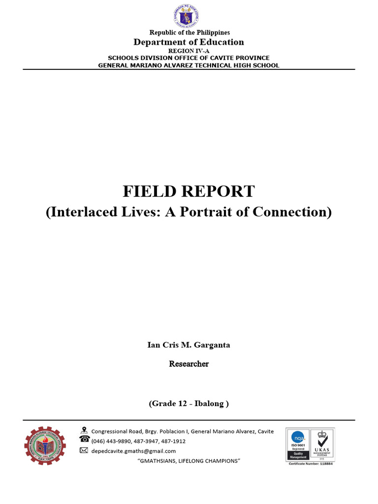 Field Report Ni Cris | PDF