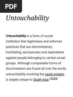The Untouchables in Ancient India | PDF | Caste | South Asia