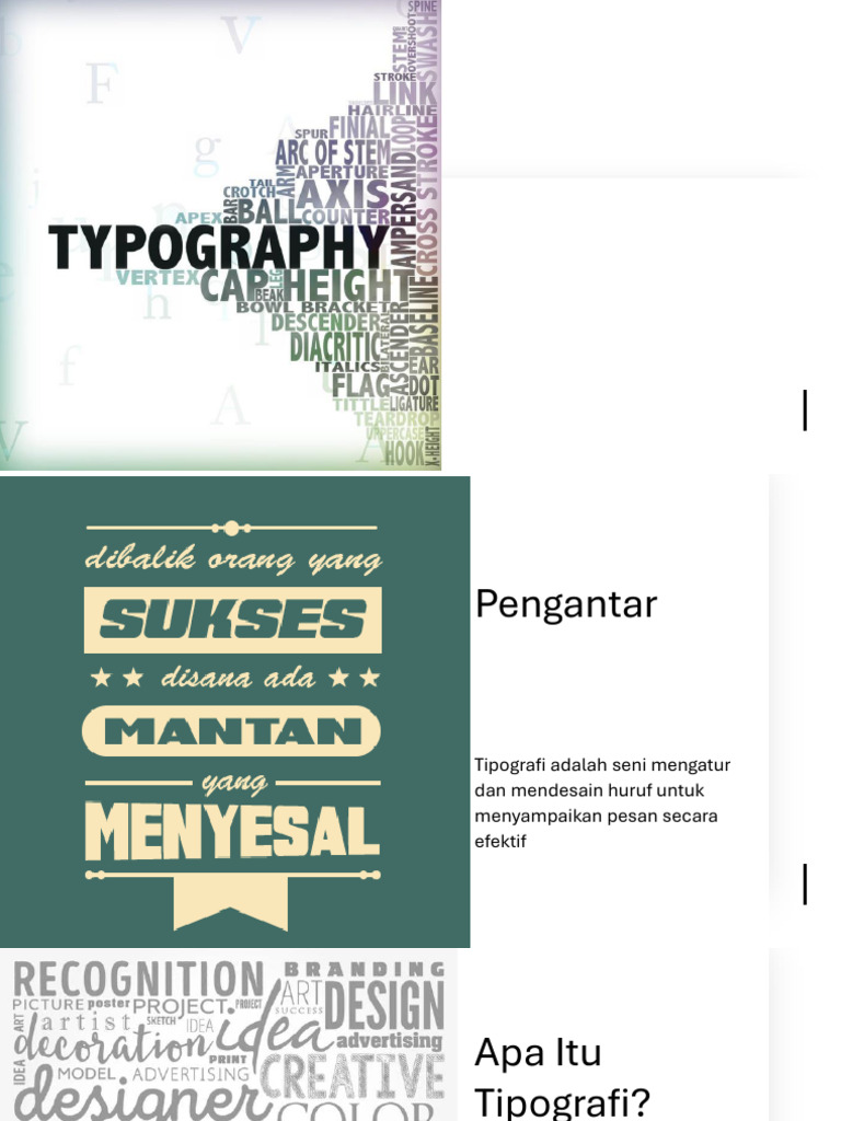 Tipografi 1 | PDF