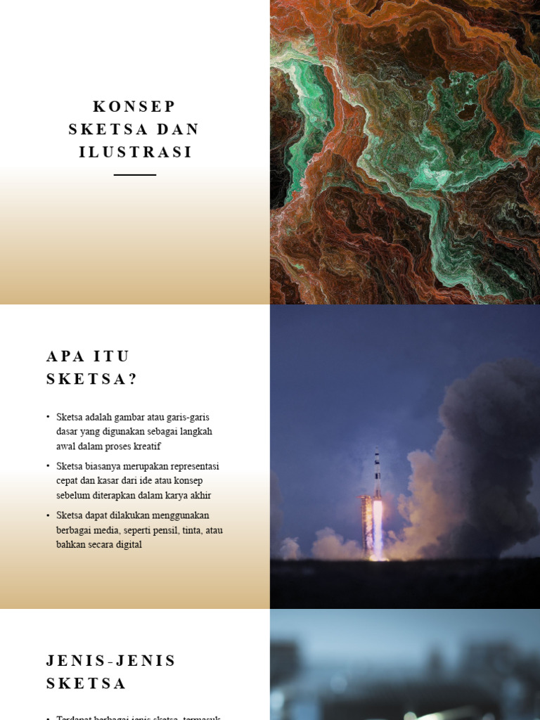 Sketsa Dan Ilustrasi 1 | PDF
