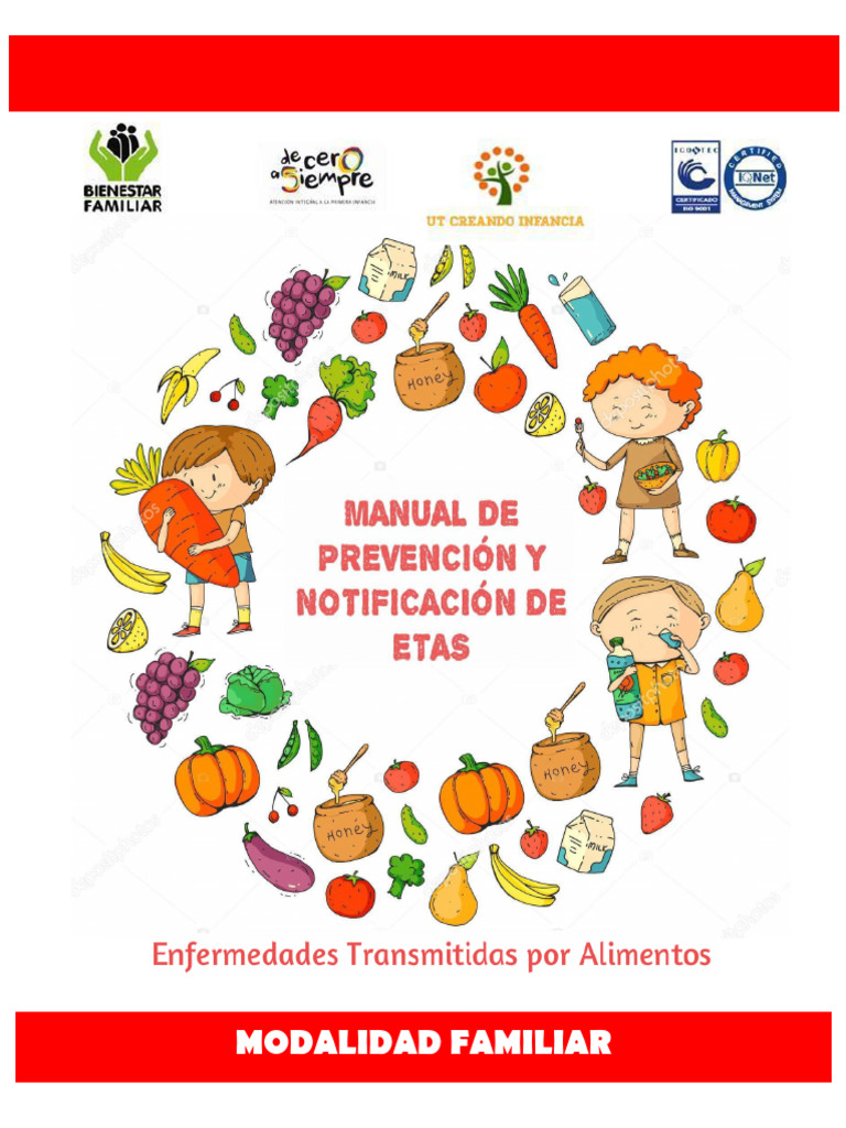 Manual para El Manejo y Notificacion de ETAS | PDF | Alimentos | Enfermedades transmitidas por ...