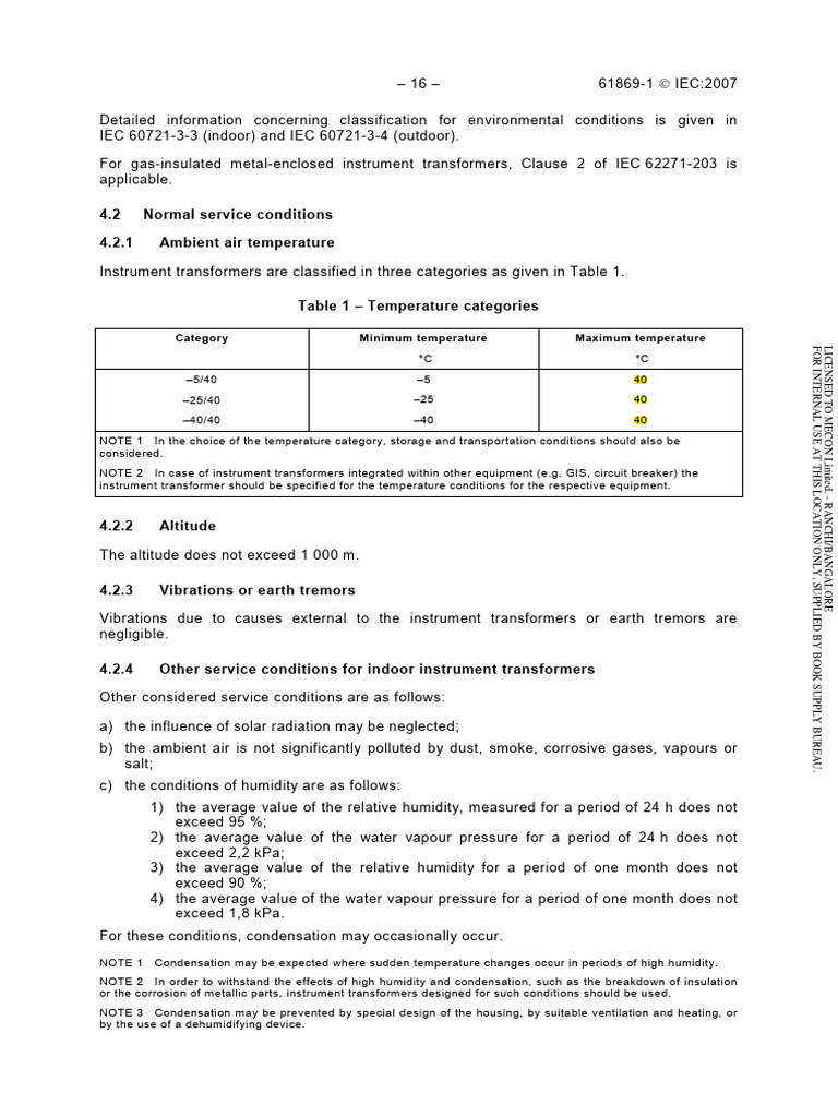 Temperature Rise Limits | PDF