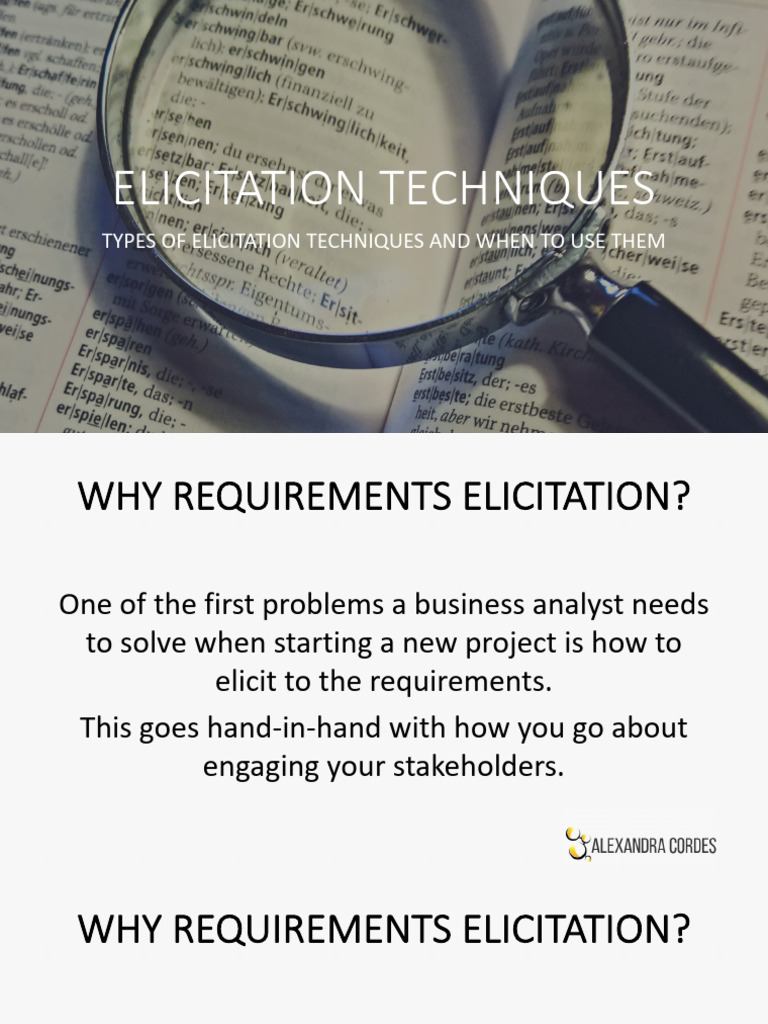 701-Elicitation-Techniques | PDF