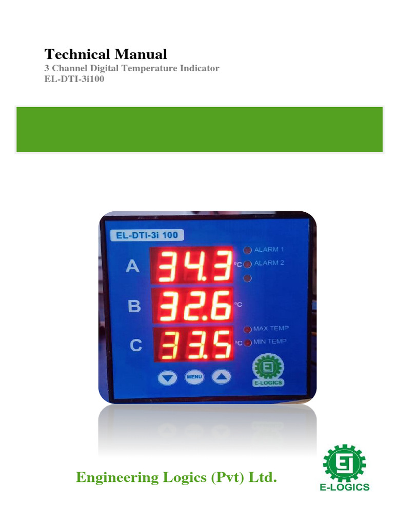 3-Channel Digital Temperature Indicator | PDF