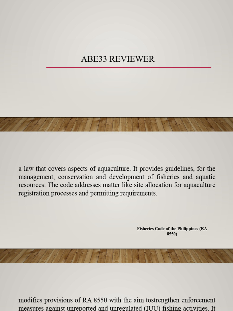 Abe33 Final Longquiz Reviewer | PDF | Aquaculture | Water Quality