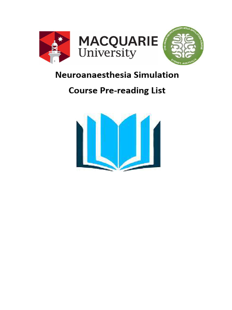 Macquarie NeuroSim Pre-Reading | PDF