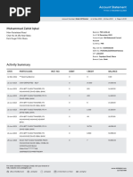 Account Maintenance Certificate | PDF