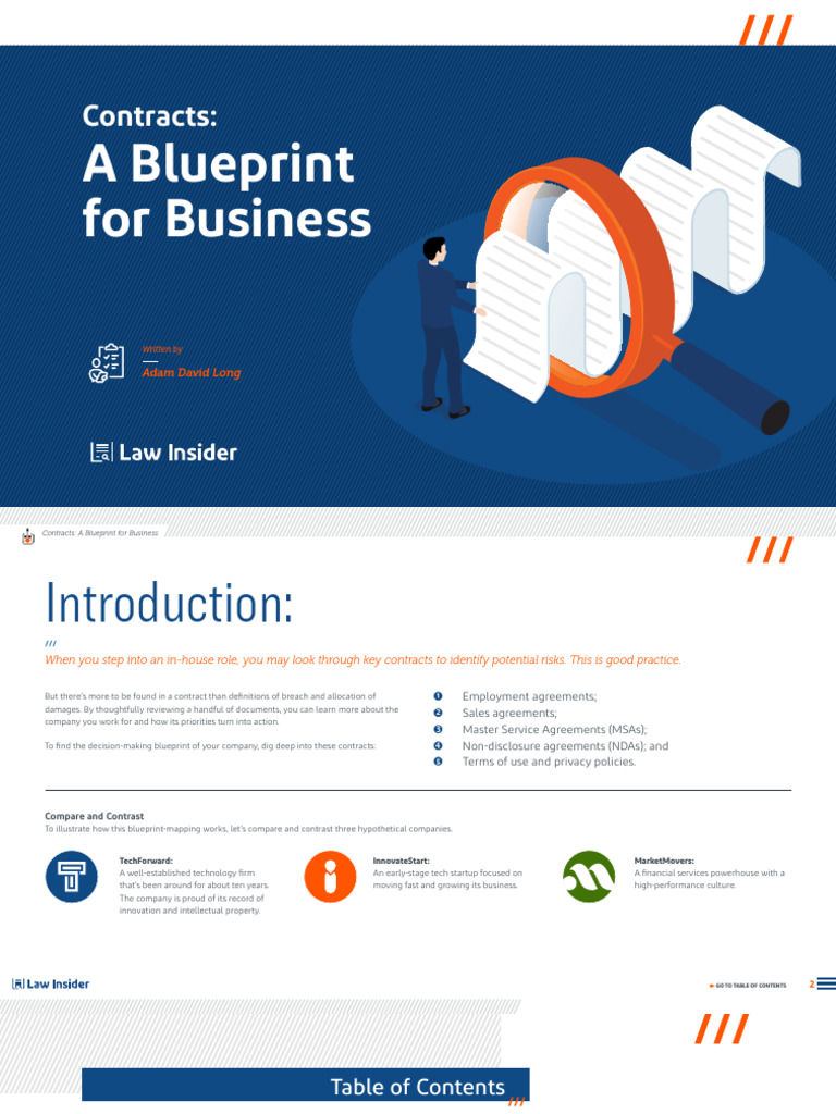 Ebook - Contracts - A Blueprint For Business | PDF
