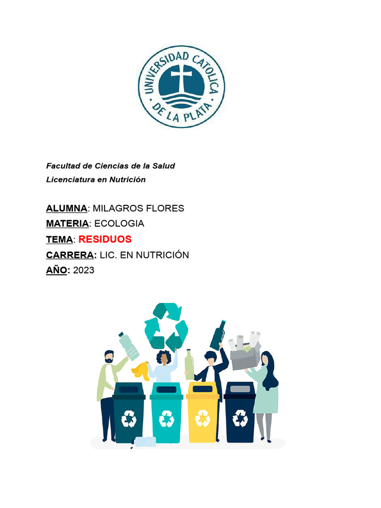 TP Final Ecologia | PDF | Relaciones personales, crianza y desarrollo personal | Ciencia y ...
