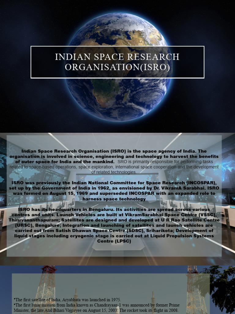 Indian Space Research Organisation (Isro) | PDF | Lander (Spacecraft ...